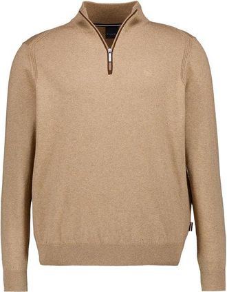 Bugatti Herren Troyer beige unifarben