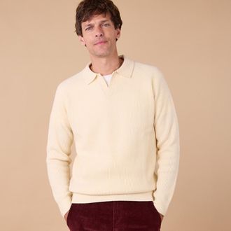 Bexley Brennen - Pull homme ecru