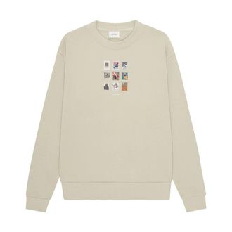 Les Deux Stamp Sweatshirt - - Sweatshirts & Hoodies - Herren - Beige - S