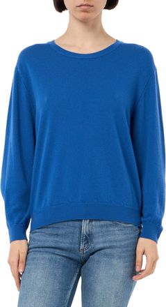 Benetton Damen Trikot G/C M/L 1002D10bg Pullover, blau, X-Small