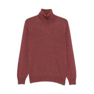 Brunello Cucinelli Homme, Pulls, Rouge, Taille: XL Pull &agrave; col roul&eacute; en cachemire