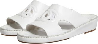 Dolce & Gabbana Homme, Chaussures, Blanc, Taille: 44 EU Cutout Slides