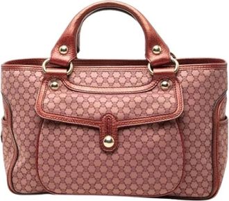 Celine Sac &agrave; main en toile Pre-owned - Femme - Pre-owned - Rose - Taille: ONE Size