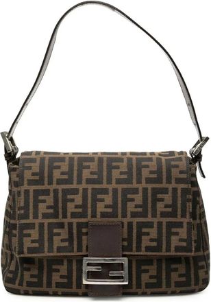 Fendi 20th Century Zucca Canvas Mamma Forever shoulder bag - Braun