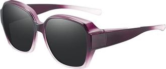 Generic Lunettes De Soleil Polaris&eacute;es - Nuances Carr&eacute;es De Protection UV | Les Lunettes De Soleil Sadaptent Sur Les Lunettes - UV400 Protection Anti-Glare Wra