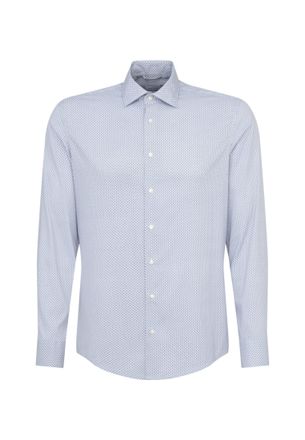 Seidensticker Hemd Herren, Hellblau, 42