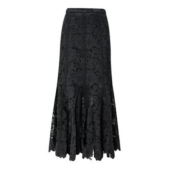 Self Portrait Spitzen-Midi-Rock - - Skirts - Damen - Schwarzk - 2XS