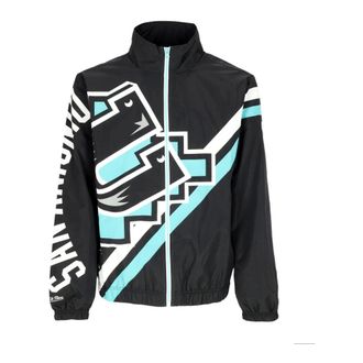 Mitchell & Ness NBA Exploded Logo Windbreaker Jacke - - Jackets - Herren - Schwarzk - L