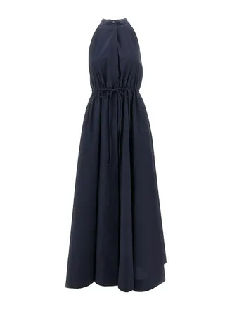 Emporio Armani Robe Au Genou - Bleu