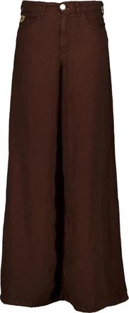 Lois Femme, Pantalons, Brun, Taille: W31 L32 Marlene Wide Pantalons