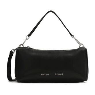 Kazar Femme, Sacs, Noir, Taille: ONE Size Sac &agrave; main en cuir noir souple allong&eacute;