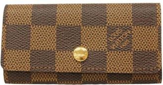 Louis Vuitton unisex, Pre-owned, Brun, Taille: ONE Size Porte-cl&eacute;s en tissu Pre-owned