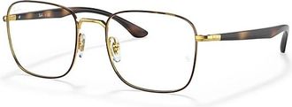 Ray-Ban Rb6469 Optics Gold Fassung Klar Glas 50-19