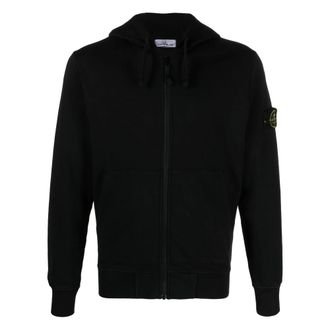 Stone Island Herren, Sweatshirts & Hoodies, Schwarzk, LGr&ouml;&szlig;e