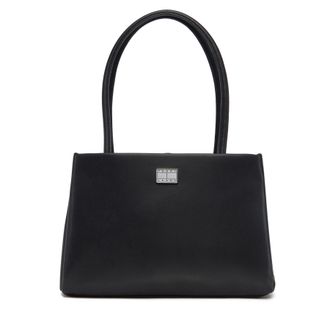 Tommy Jeans Handtasche Tommy Jeans Tjw American Cool Med Tote AW0AW17297 Schwarz