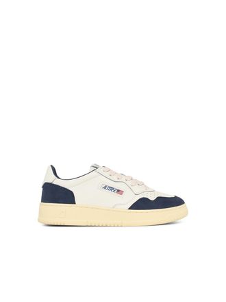 Autry Baskets Lear blanches et bleues Autry Medalist Low