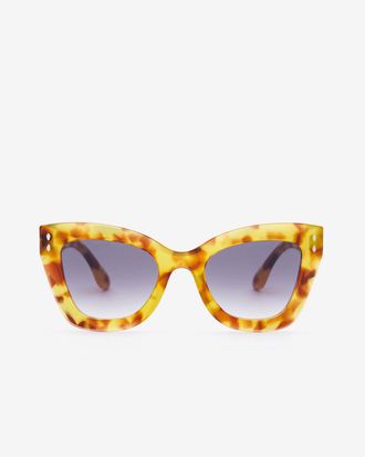 Isabel Marant Sonnenbrille Louny - Damen - Havana Honey-dark Gray - Isabel Marant