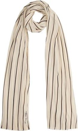 Tommy Hilfiger Tommy Script Chiffon Scarf Aw0Aw18049 &Eacute;charpe l&eacute;g&egrave;re, Beige (Soft Cream), Taille Unique Femme