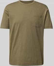 Marc O'Polo Regular Fit T-Shirt aus weichem Slub Jersey