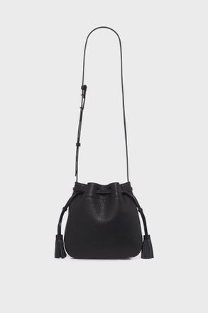 Gerard Darel Sac bandouli&egrave;re en cuir - MOON - Noir