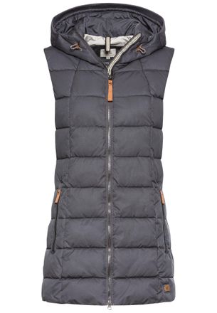 Camel Active Damen Lange Weste mit Kapuze Dunkelblau, womenswear-44