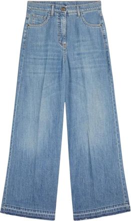 Momoni Femme, Jeans, Bleu, Taille: 38 FR Wide Jeans