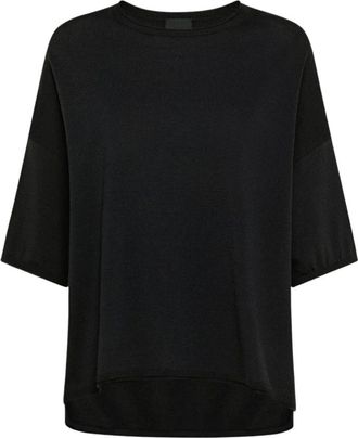 Roberto Ricci Design Rrd, Femme, Tops, Noir, Taille: 38 FR Maglia in viscosa elasticizzata