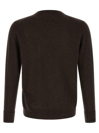 Ballantyne Diamond Intarsia Cashmere Sweater - Brown