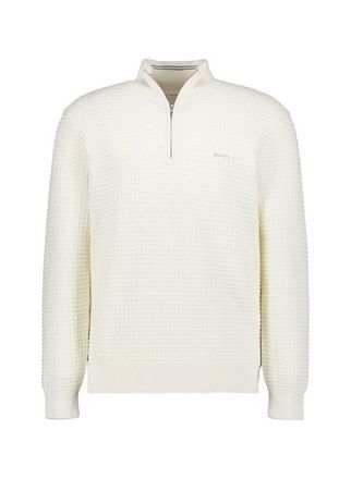 GANT Herren Pullover beige Baumwolle unifarben