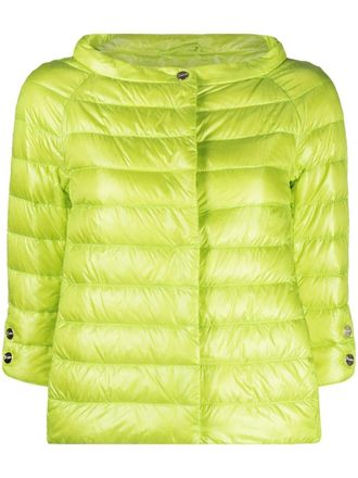 Herno veste matelass&eacute;e Aminta &agrave; manches trois-quart - Vert