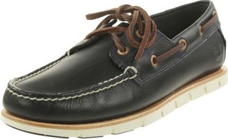 Timberland Herren Tidelands Classic 2 Eye Bootsschuhe, Blau Navy Full Grain, 40 EU