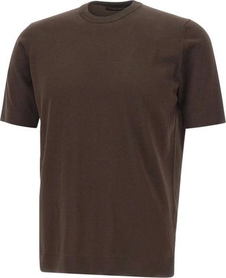 FILIPPO DE LAURENTIIS Homme, Tops, Brun, Taille: M Filippo De Laurentis T-shirts et polos Marron