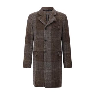 Hannes Roether Karierter Mantel aus Woll-Mix