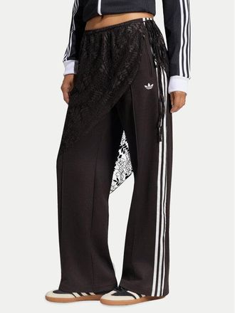 adidas Jogginghose 2In1 Firebird Loose Track Trousers With Lace Skirt LG4275 Braun Relaxed Fit