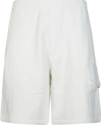 C.P. Company C.p. Company, Homme, Shorts, Blanc, Taille: L Bermuda Jersey Tasconato