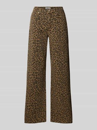 Only High Waist Weite Hose aus Baumwoll-Mix Modell MADISON