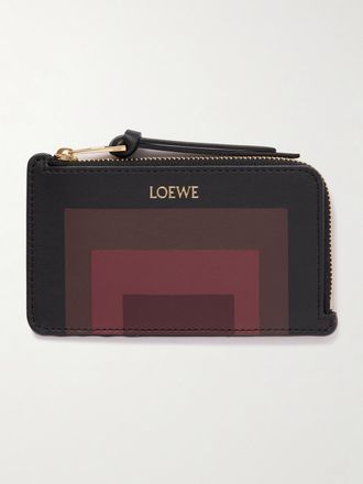 Loewe Porte-cartes En Cuir Imprim&eacute; X Josef Albers - Multicolore