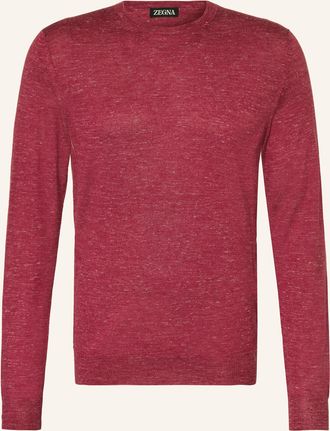 Ermenegildo Zegna Zegna Pullover Mit Seide Und Cashmere pink
