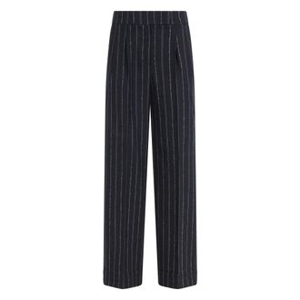 PESERICO Femme, Pantalons, Gris, Taille: 38 FR Wide Pantalons