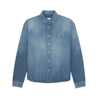 Saint Laurent Cassandre Shirt - - Shirts - Herren - Blau - M