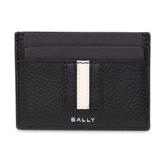 Bally Homme, Accessoires, Noir, Taille: ONE Size Porte-cartes en cuir