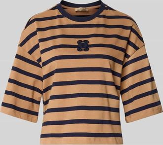 Smith & Soul Cropped T-Shirt mit Label-Stitching