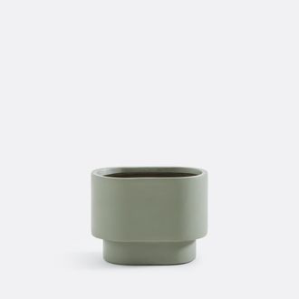 La Redoute Interieurs Cache-pot En Fibre Dargile Hauteur 24 Cm Fervia