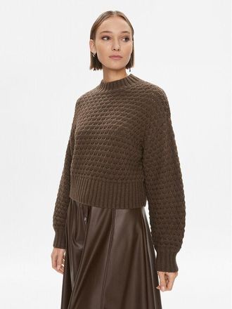 Noisy May Pullover 27028402 Braun Regular Fit