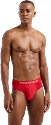 Emporio Armani 2-Pack Brief Bikini, Print Hearts/Scooter, S Homme