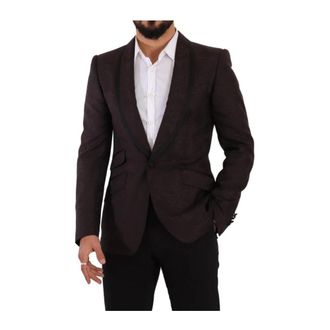 Dolce & Gabbana Sicilia Einreiher-Sakko - - Suits - Herren - Rot - M