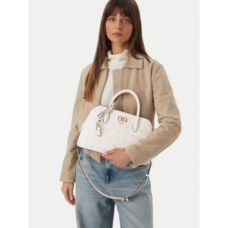 Guess Handtasche Guess Emelie Logo HWGP99 28060 Wei&szlig;