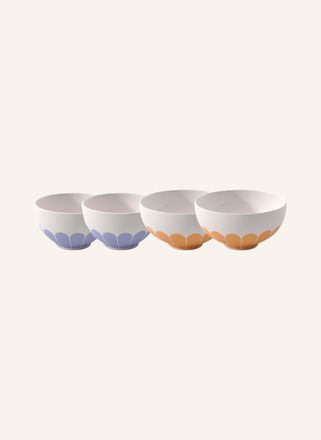 Villeroy & Boch Schale, 4-Teilig Fleur Couleur weiss