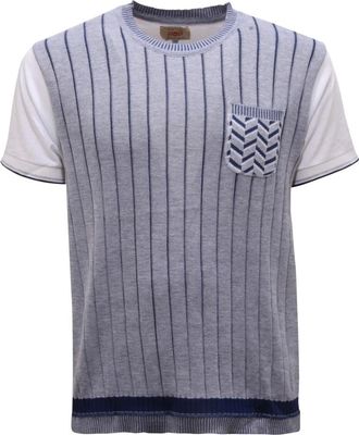 Bob Homme, Tops, Multicolore, Taille: L Kent Knitted T-Shirt