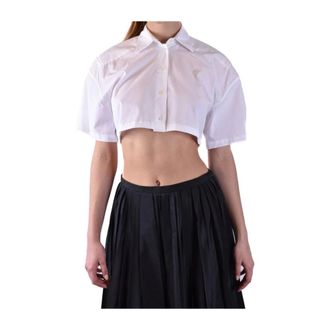 Laneus Stilvolles Hemd - - Blouses & Shirts - Damen - Wei&szlig; - M